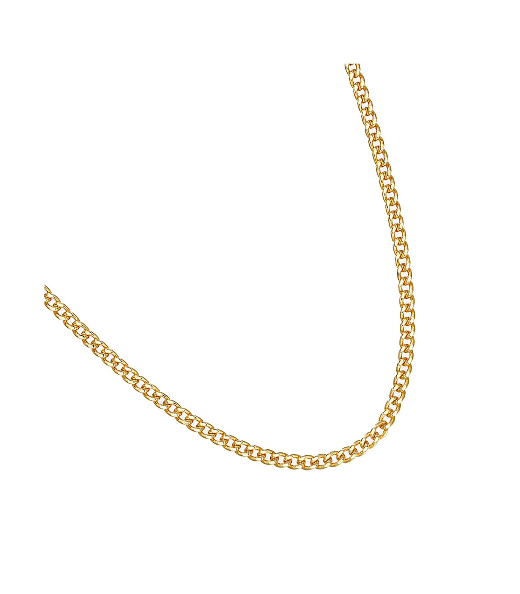 Seba Necklace | Classic Chunky Gold Vermeil Curb Necklace Chain | Janus ...