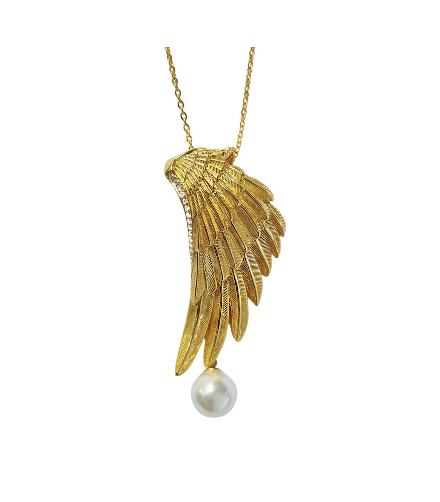 Alata Necklace | Bird Feather Necklace | Janus Edinburgh